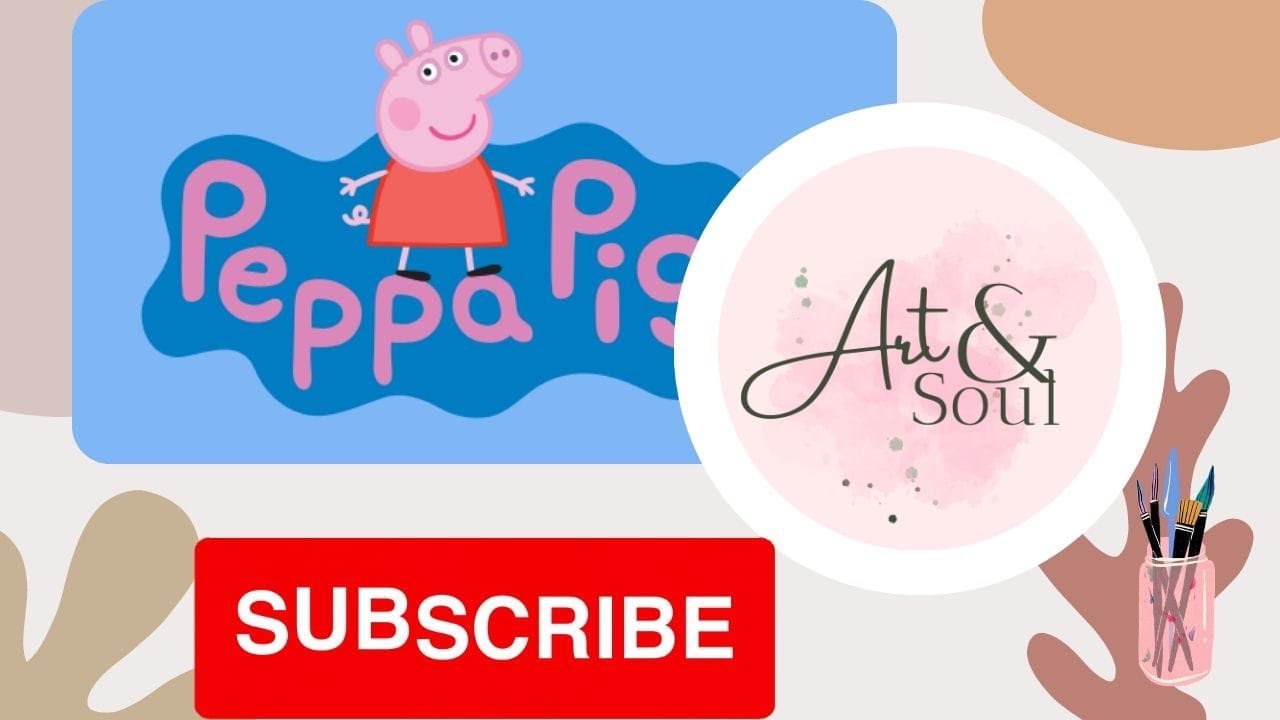 How to draw peppa pig with me (oops its a blooper!) - YouTube