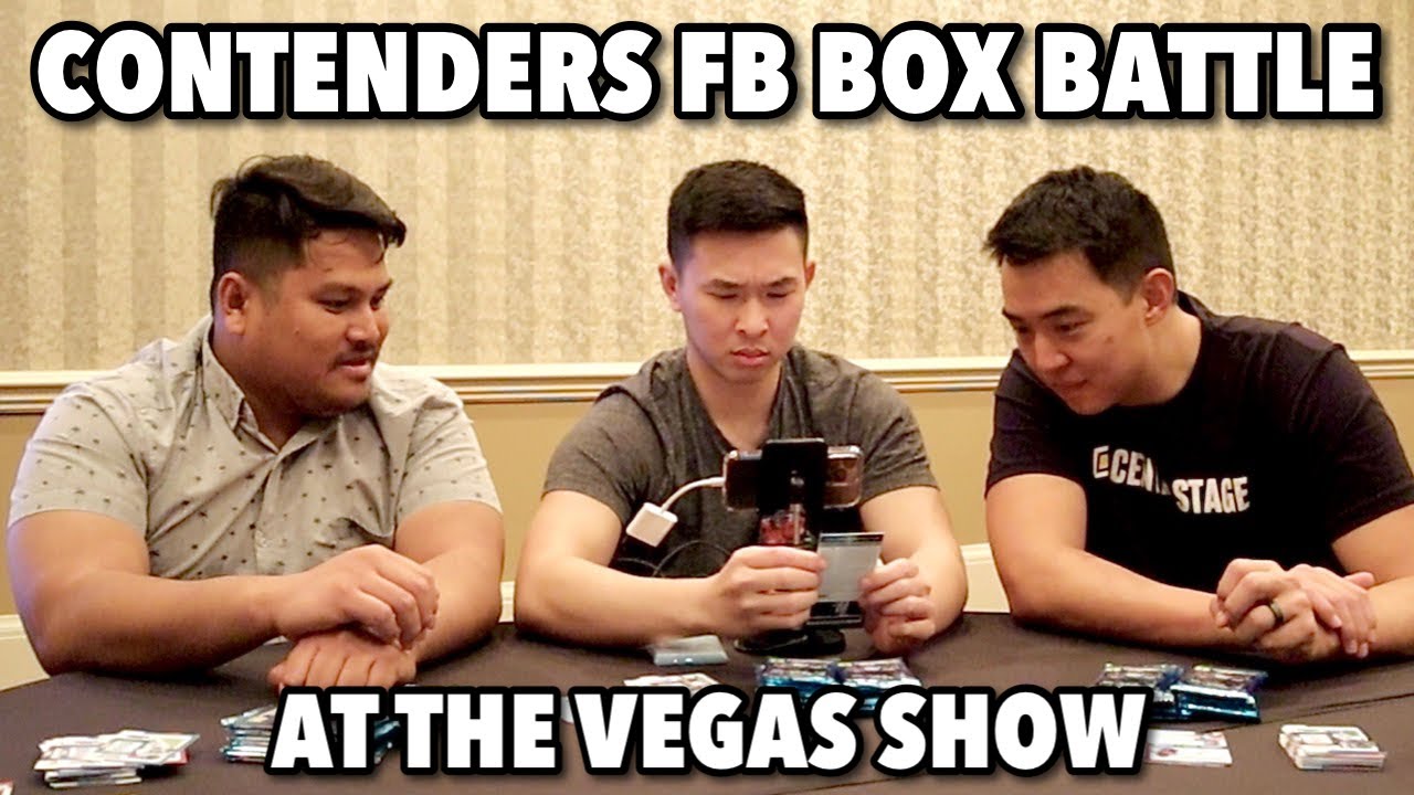 2021 CONTENDERS FOOTBALL BOX BATTLE AT THE VEGAS SHOW! (MEMBER ...