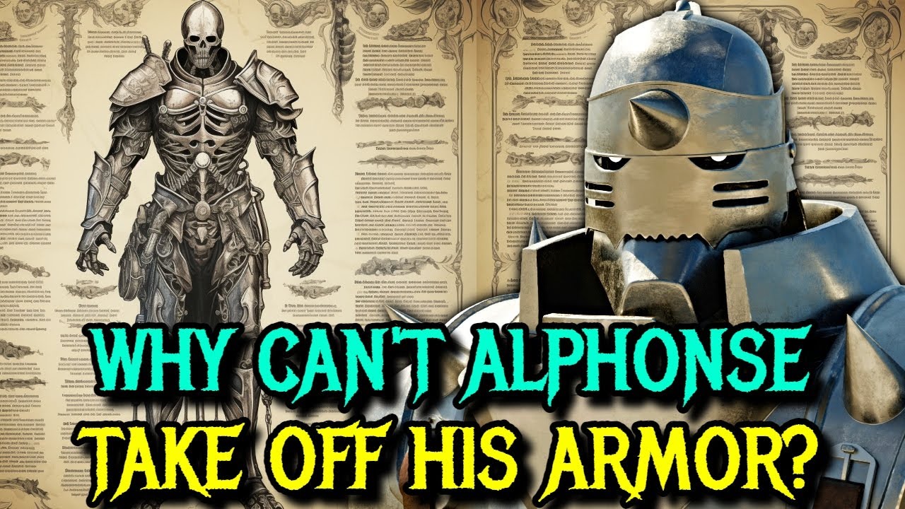 Alphonse Elric Anatomy Human Alchemist That Became An Immortal Suit Of ...