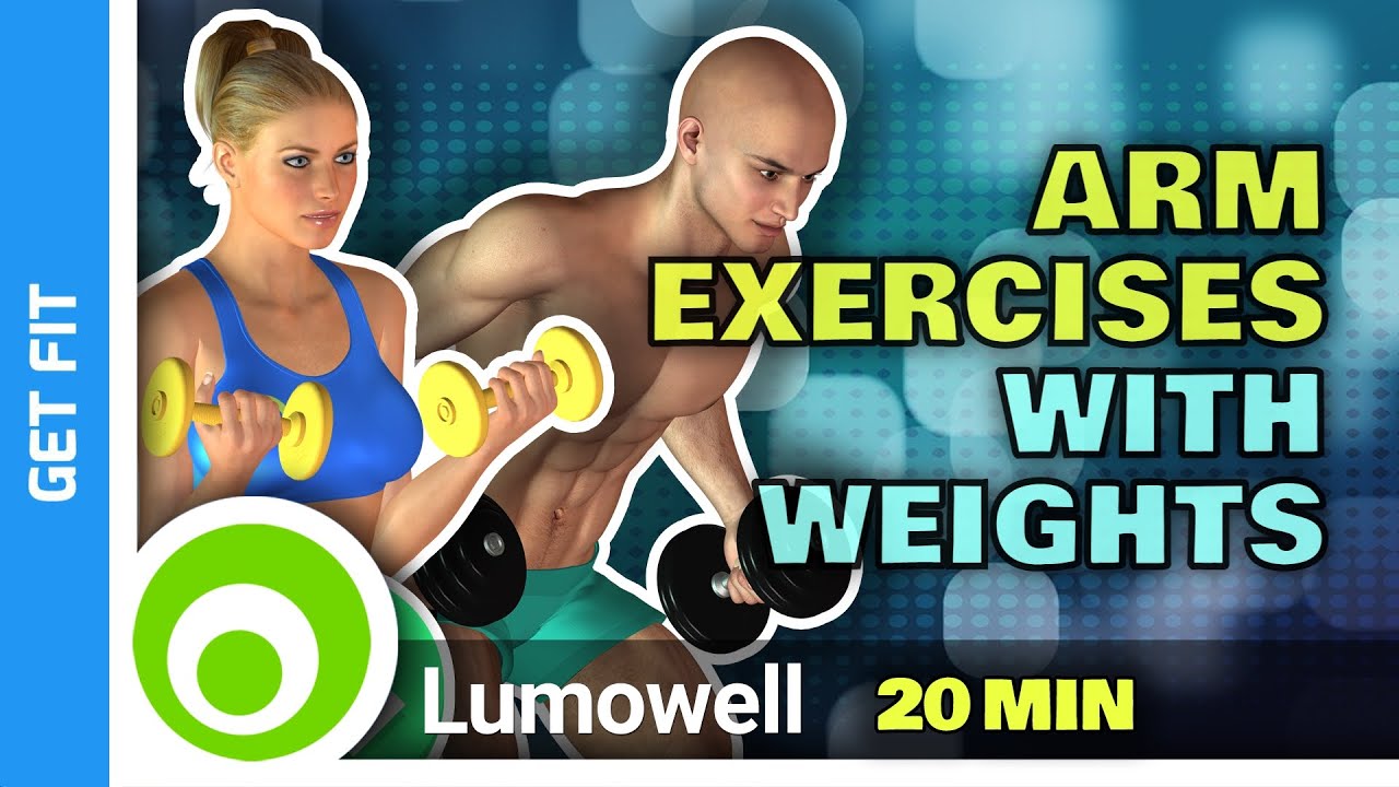 Arm Exercises With Weights - YouTube