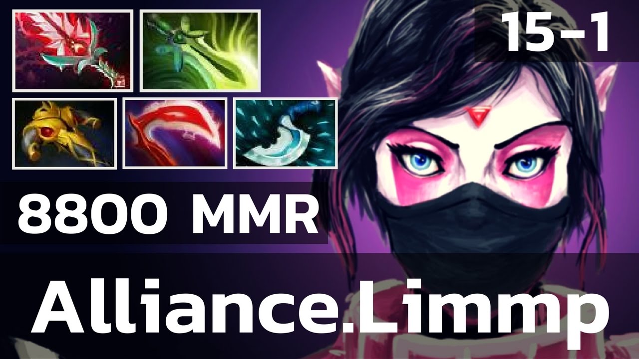 Alliance Limmp • Templar Assassin • 15-1 — Pro MMR Gameplay Dota 2 ...