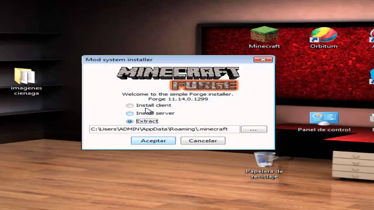 Como Instalar Minecraft Forge 1 8 - YouTube