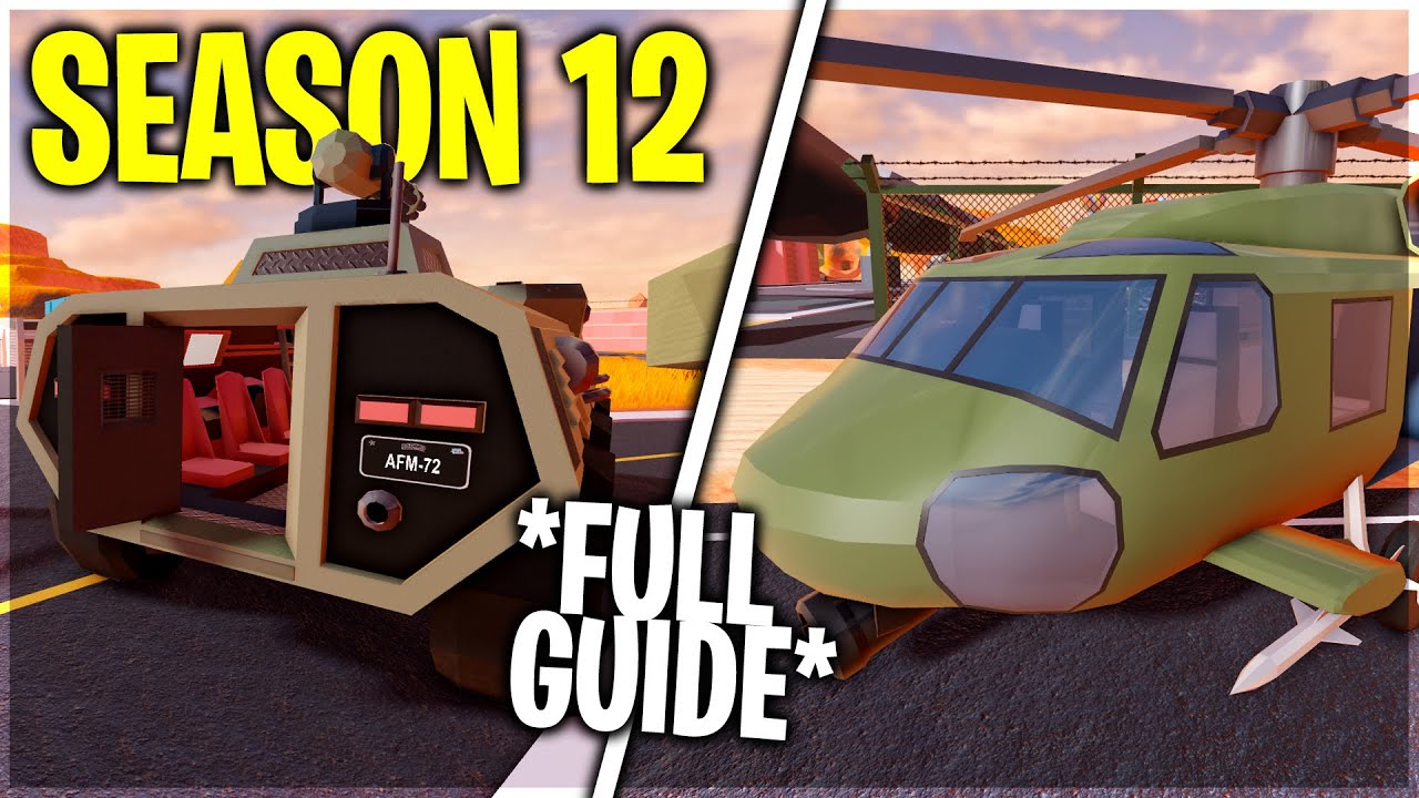 Roblox Jailbreak SEASON 12! Fall Map Update! New JET & BLACKHAWK Revamp ...