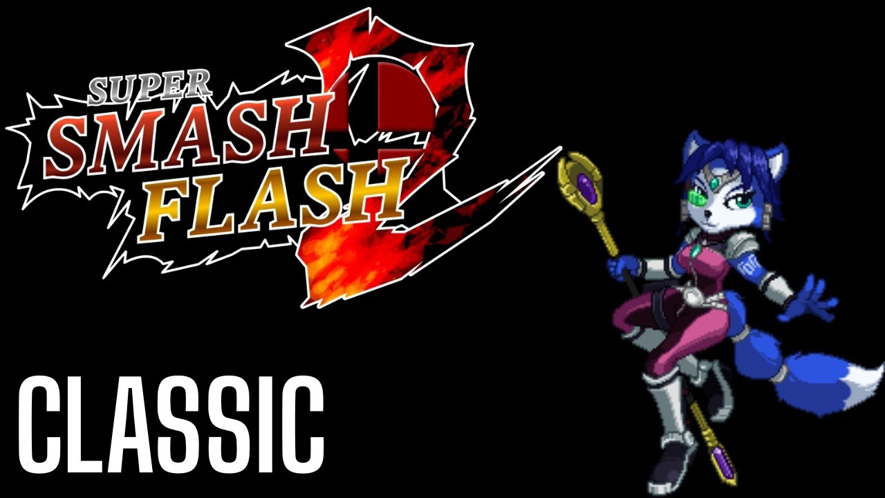 Super Smash Flash 2 (v1.4.0.1) - Classic Mode - Krystal - YouTube