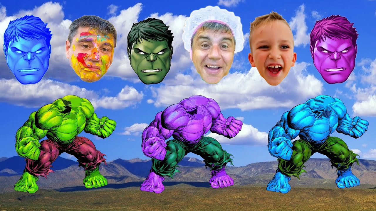Wrong Heads Top Superheroes Hulk & Vlad & Niki vs Fattv vs DONA vs ...