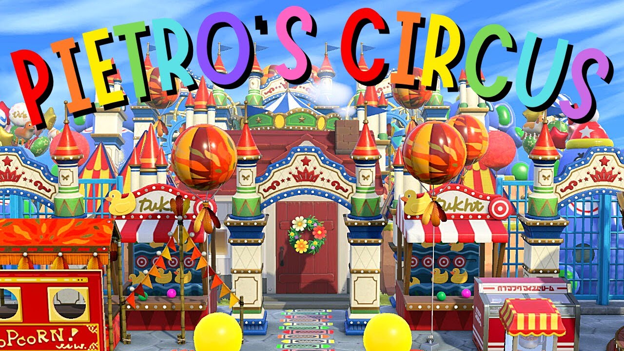 I Made a Circus for Pietro | Speed Build | Animal Crossing New Horizons ...
