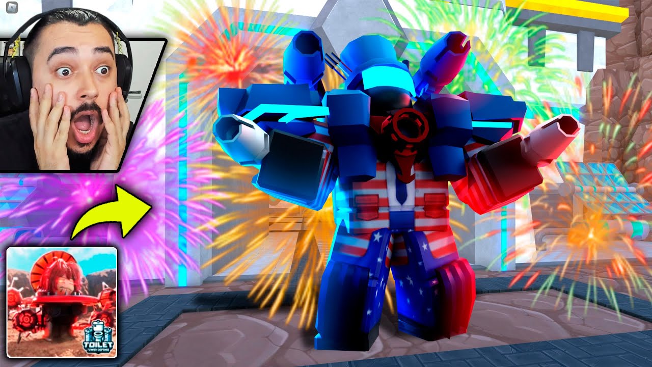 INCRIVEL AS HABILIDADES DO TITAN FIREWORK MAN!! | TOILET TOWER DEFENSE ...