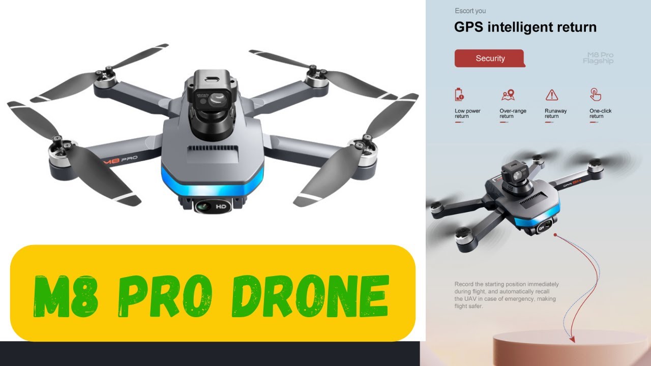 M8 Pro Drone - YouTube
