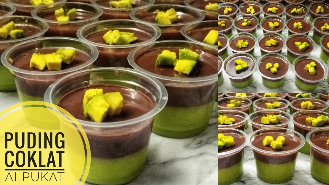 RESEP PUDING ALPUKAT COKLAT UNTUK IDE JUALAN - YouTube