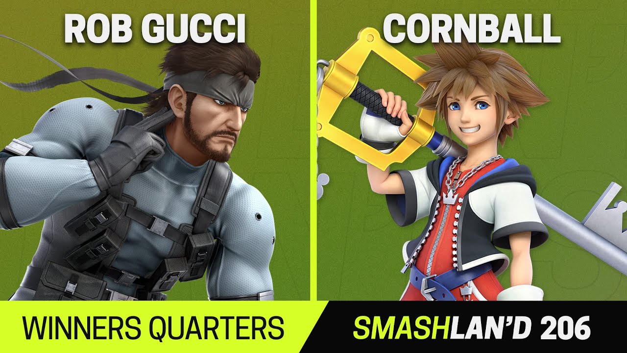 SmashLAN'd 206 Winners Quarters - Rob Gucci (Snake) vs Cornball (Sora ...