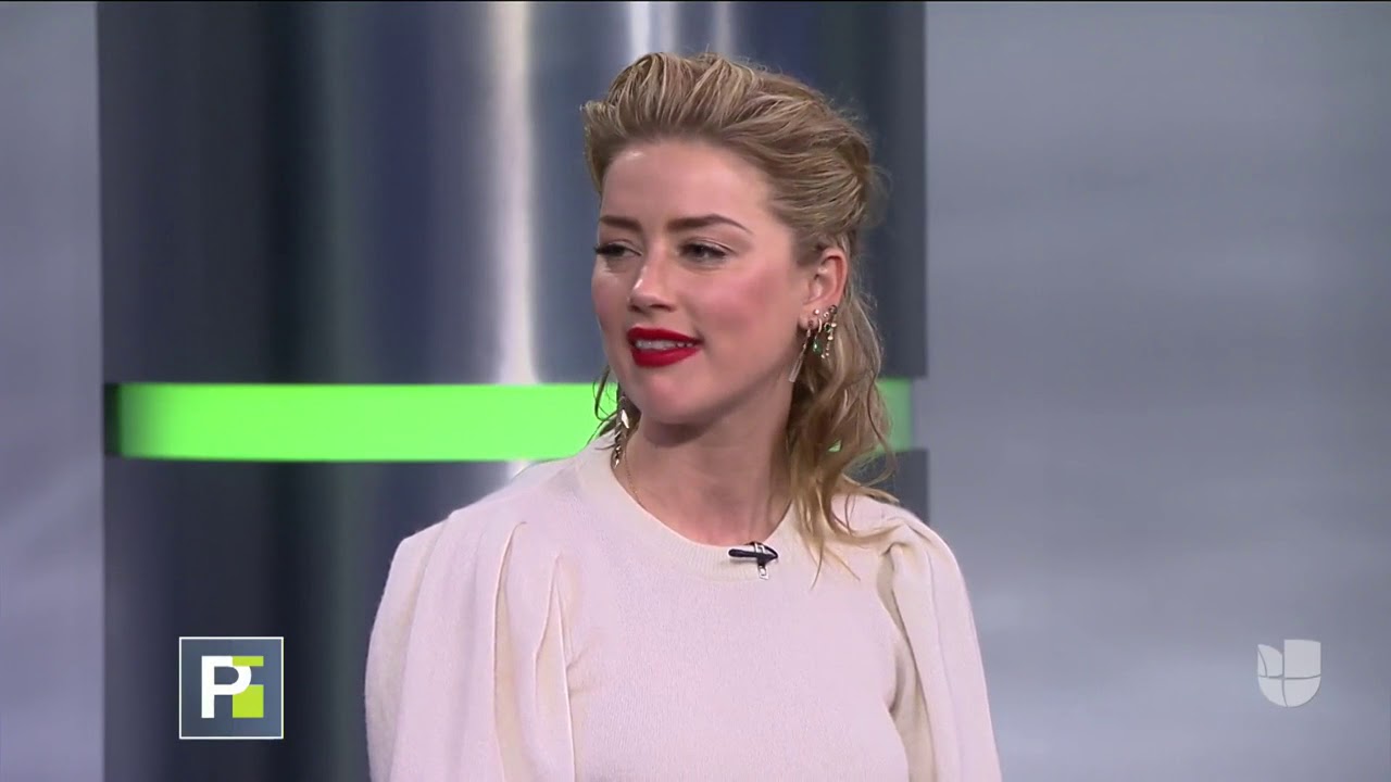 Amber Heard habla en español sobre su papel en Aquaman - YouTube