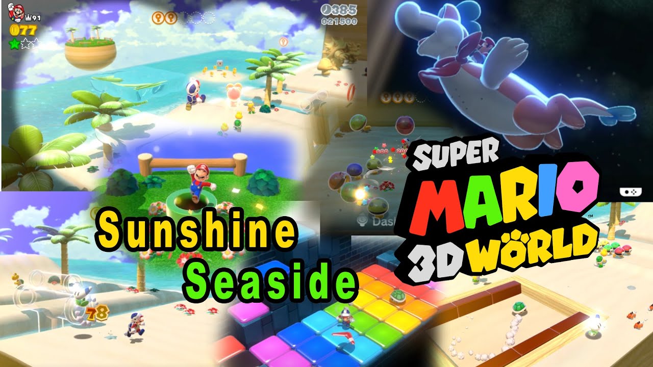 Super Mario 3D World Sunshine Seaside - YouTube