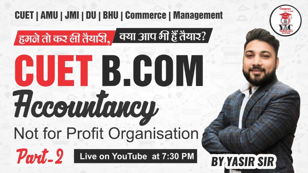 Part-2 NPO | CUET | AMU B.com | 24-25 | CUET Entrance 24-25 |AMU | JMI ...