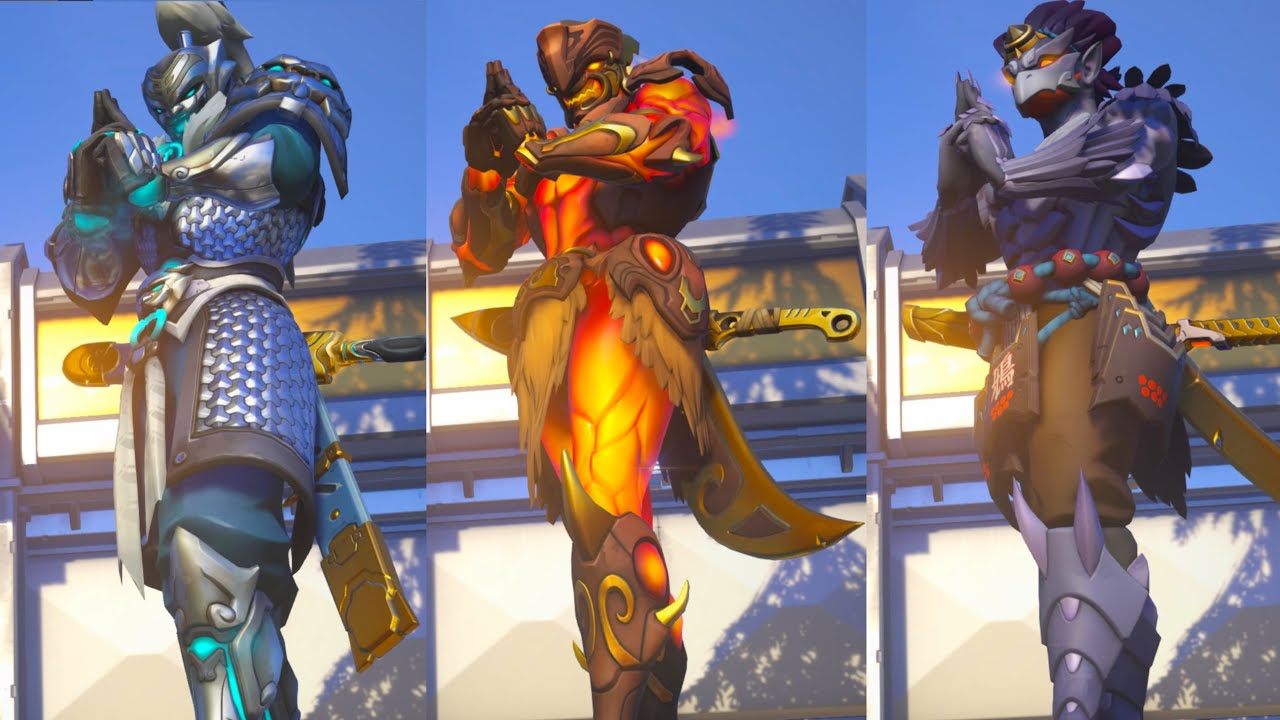 NEW Genji Blade Balance Highlight Intro with Different Skins ...