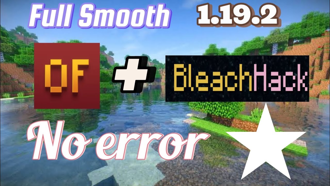 How to use Bleach Hack with optifine no error on Pojav Launcher 1.19.2 - YouTube