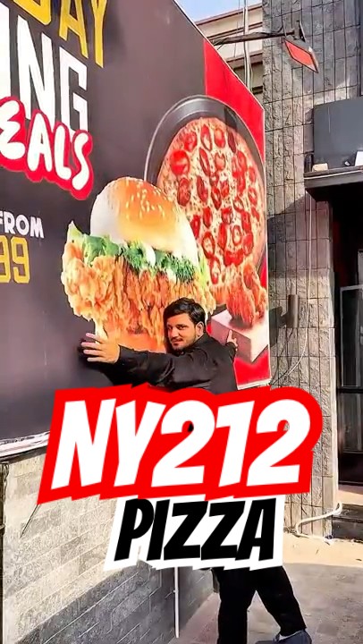 NY212 Pizza Phase 2 Johar Town Lahore#pizzalover #beefpizza #foodreview ...