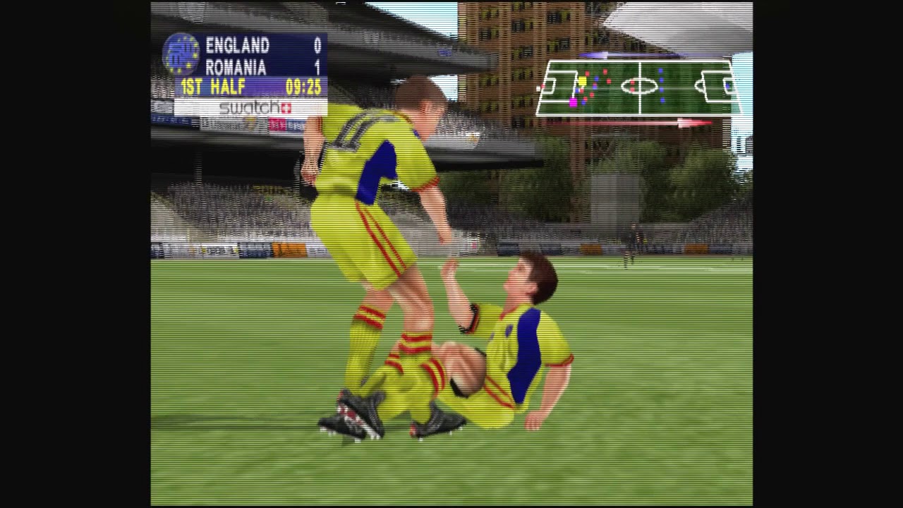 Sega Worldwide Soccer 2000 Euro Edition - Intro and gameplay - YouTube
