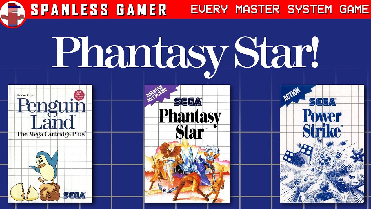Phantasy Star, Penguin Land, and Power Strike On the Sega Master System ...