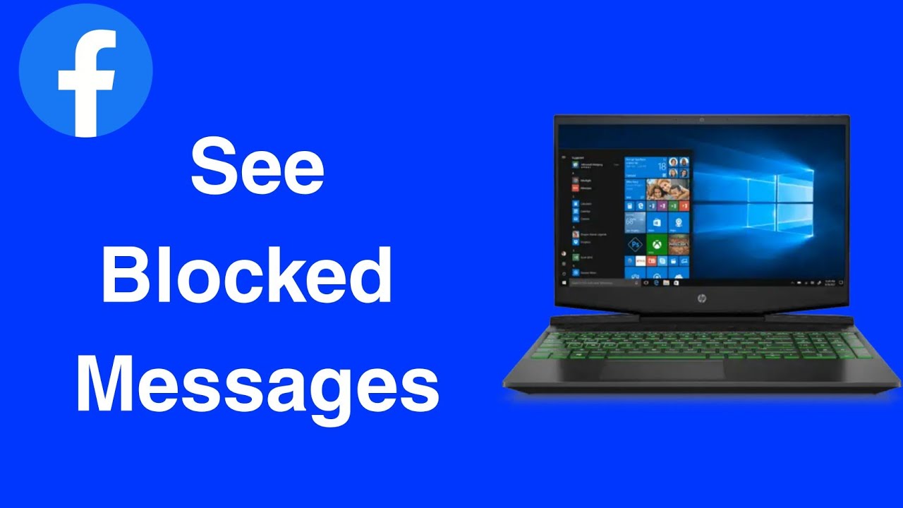 How To See Blocked Messages on Facebook - YouTube