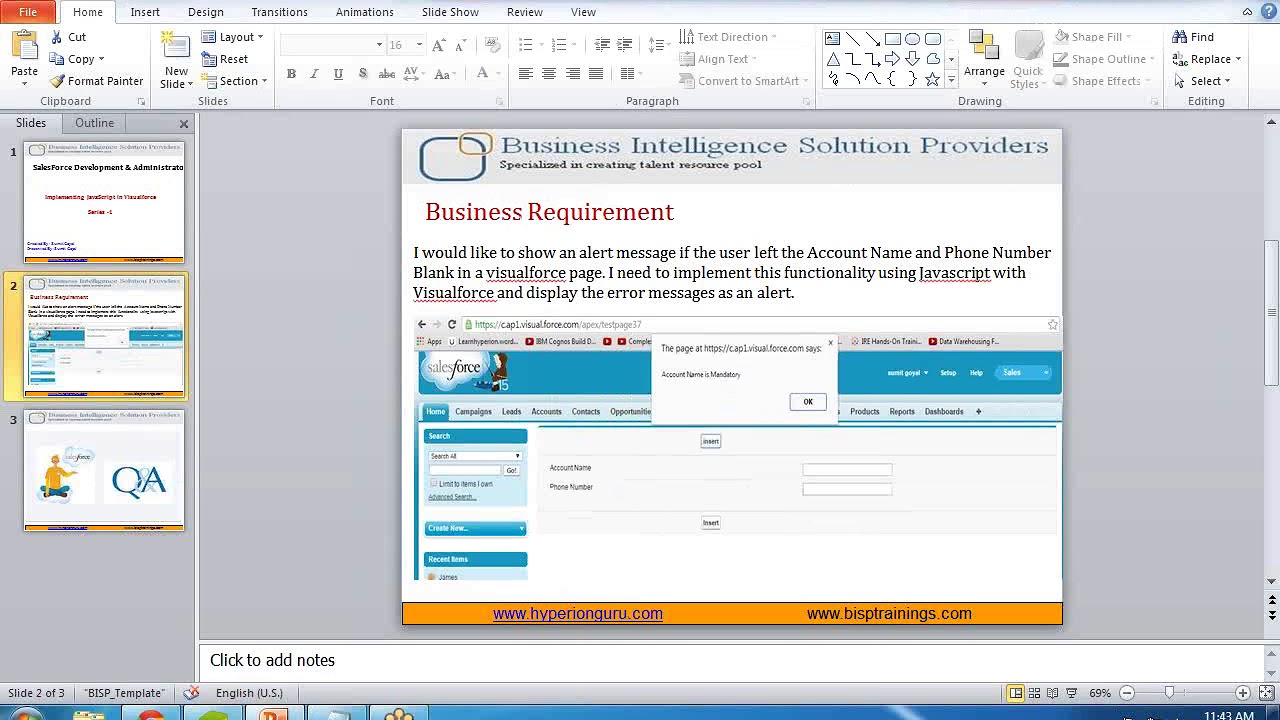 Salesforce Validation Using Javascript Visualforce Youtube 3686