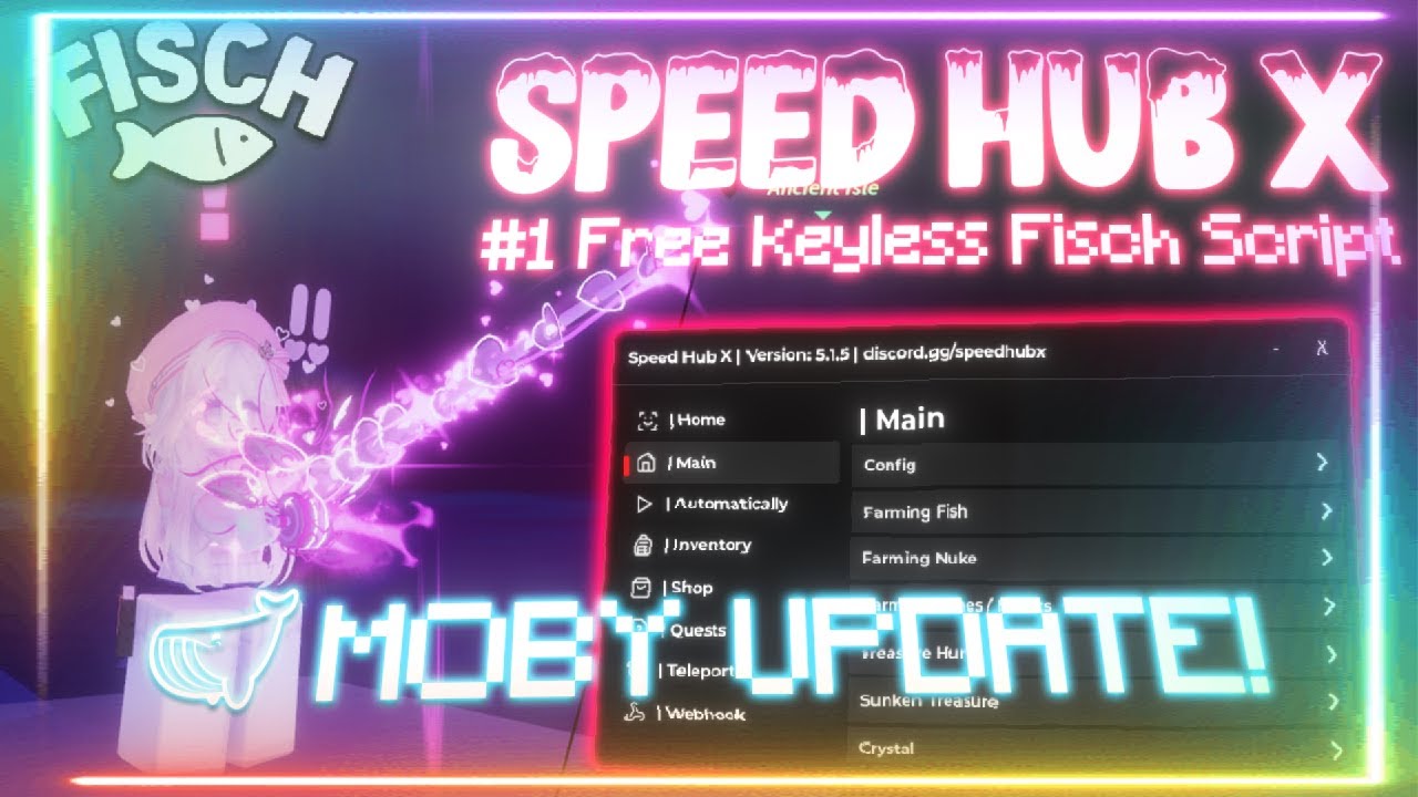 [🐳NEW] BEST Fisch Script (No Key) – Speed Hub X | Auto Farm, Auto Events, Fast Catch (PC/Mobile ...