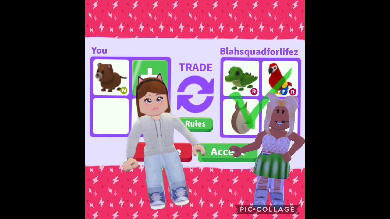 Trading Neon Beaver! Adopt Me | Roblox - YouTube