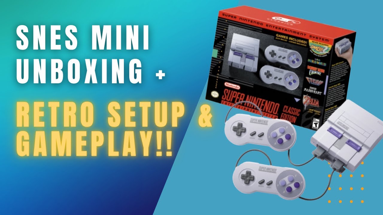 UNBOXING the SNES Mini – Retro Setup + Gameplay! - YouTube