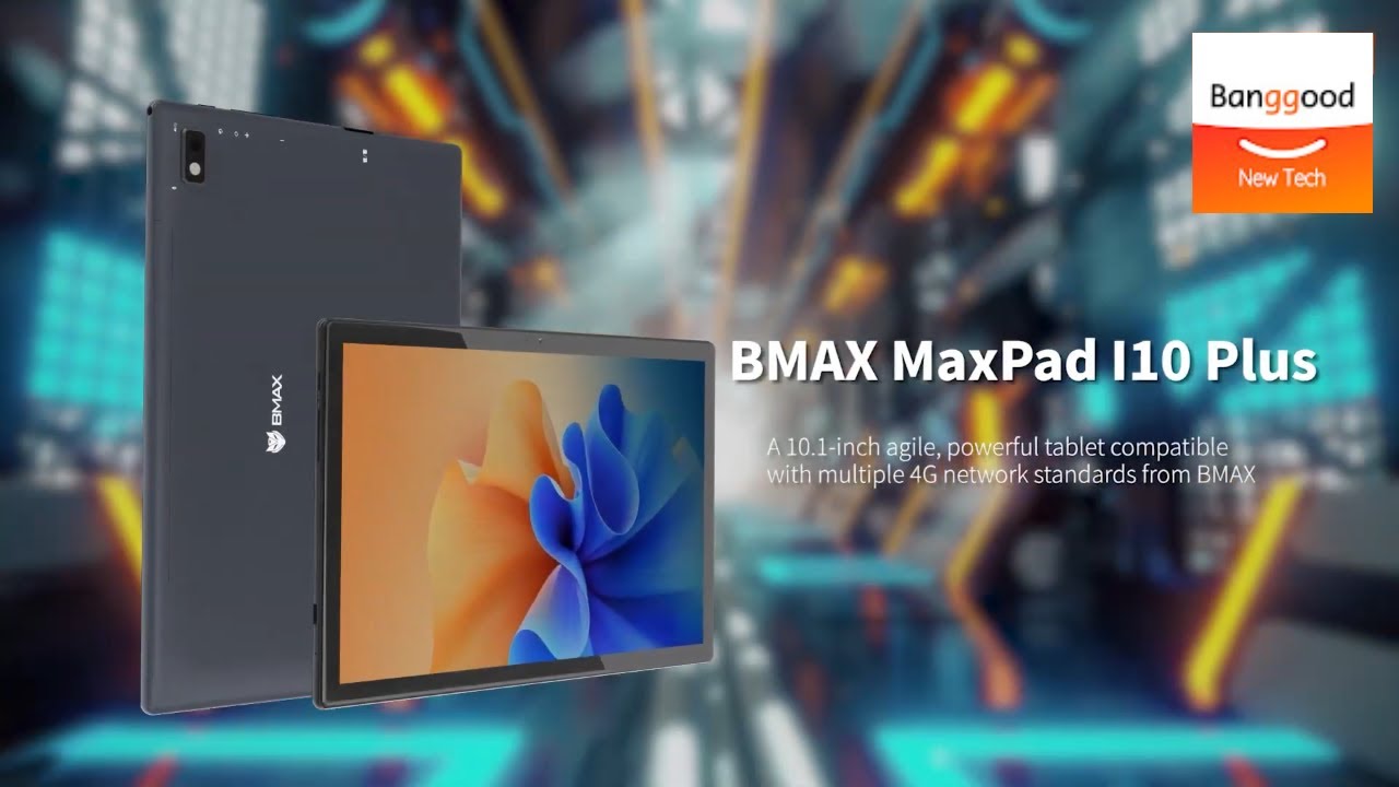 BMAX MaxPad I10 Plus Tablet - Banggood New Tech - YouTube