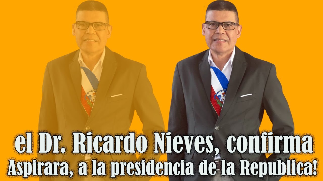 el Dr. Ricardo Nieves en exclusiva nos dice aspirara a la presidencia de RD y mas #ricardonieves ...