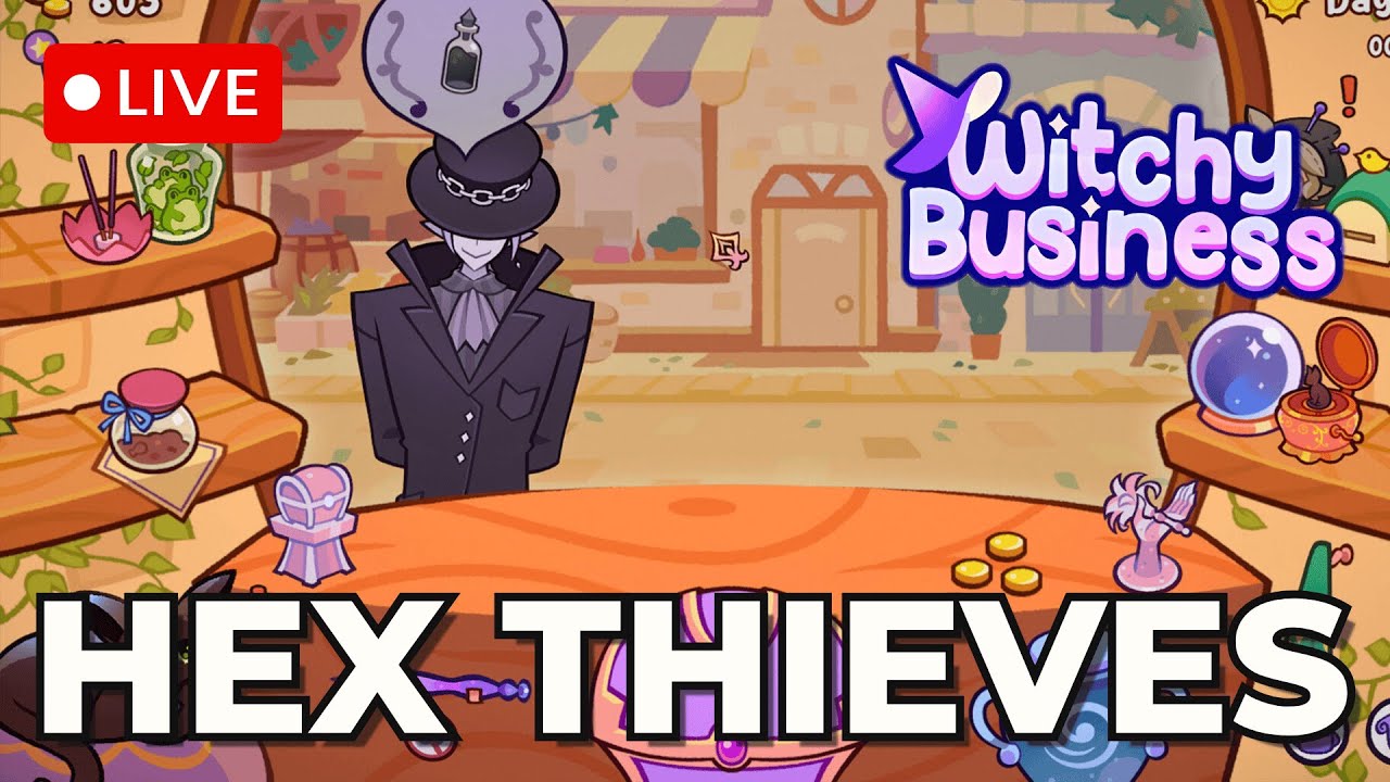 LIVE Witchy Business First Look | Cozy Potion Shop - YouTube