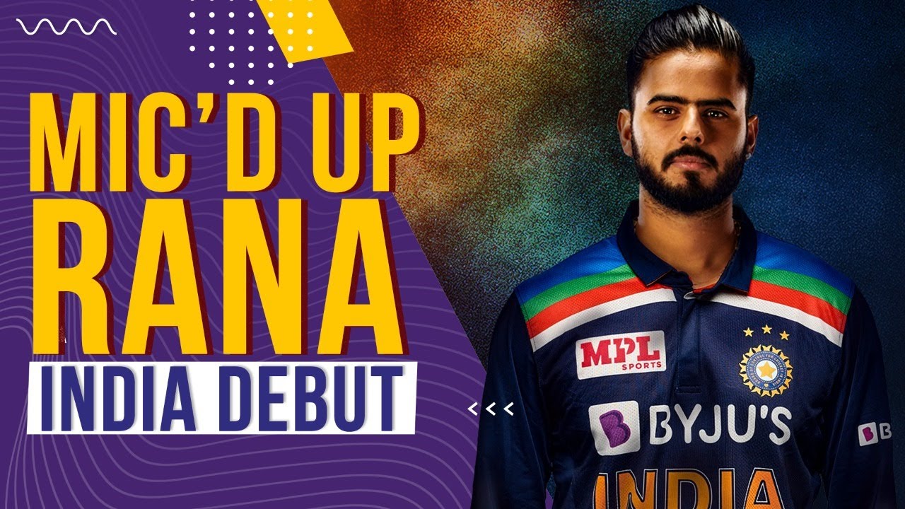 No Filter Nitish Rana | Mic'd Up Net Session | Indian Debut Special ...