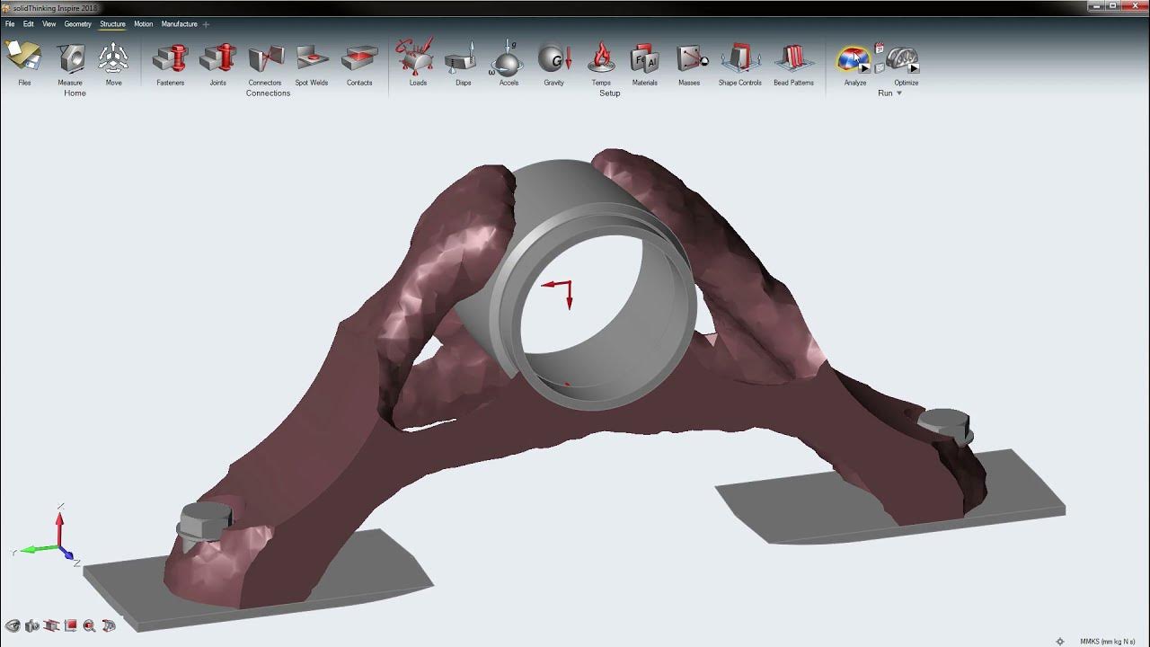 Altair Inspire - Workflows (Overhang Shape Controls) - YouTube