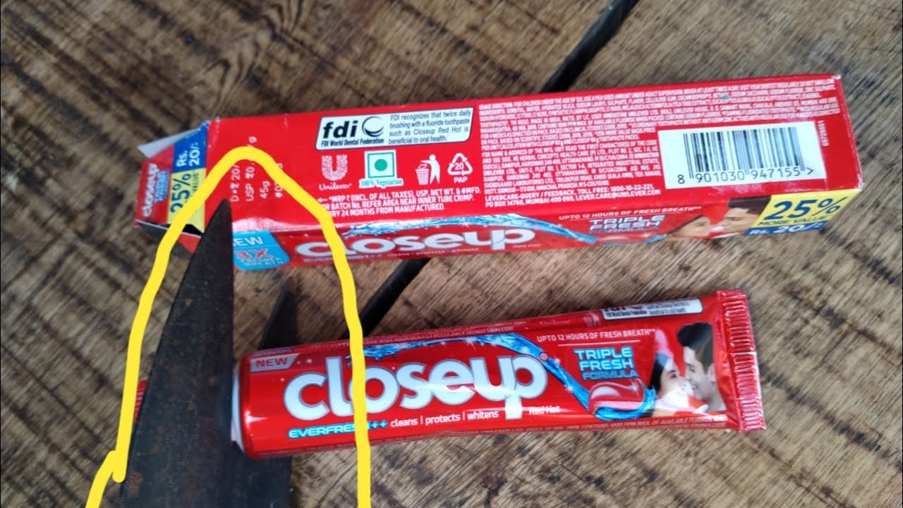 20 rs wala closeup toothpaste unboxing video | close up toothpaste ...