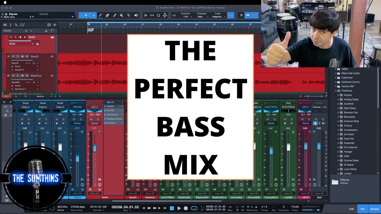 How To Achieve The PERFECT BASS Guitar Mix - YouTube