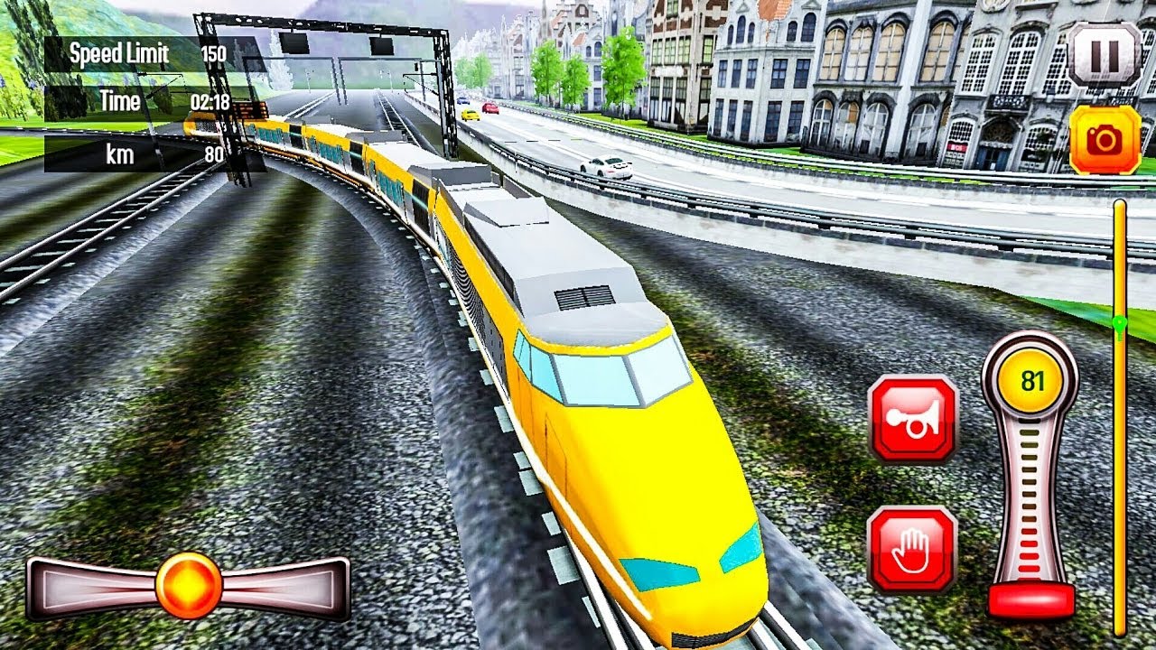 Euro Train Driving Driving Games G4K Android GamePlay FHD - YouTube