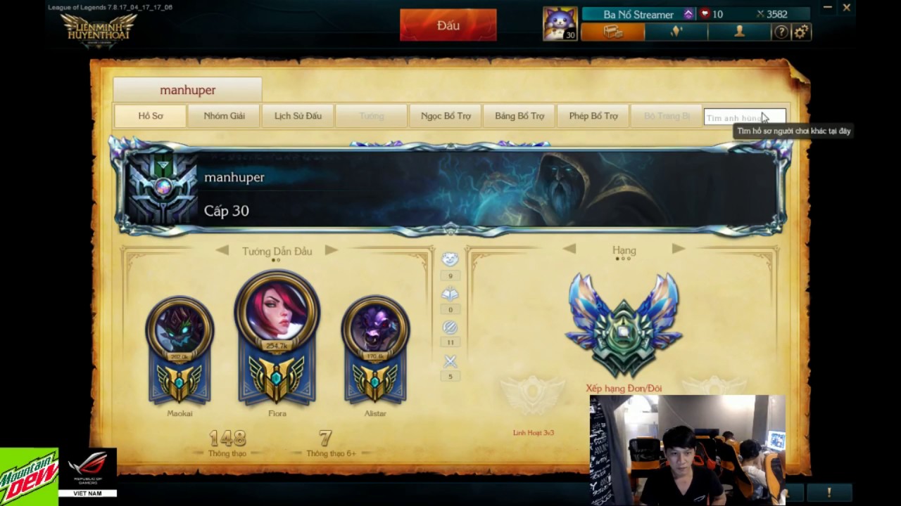 BaRoiBeo Live Stream # 20/4/2017| Liên Minh eSport Streaming - YouTube