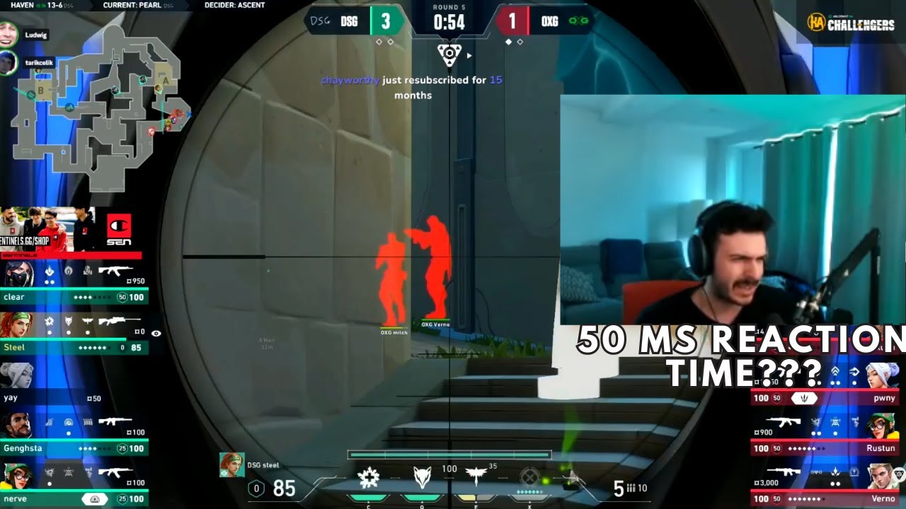 Tarik Reacts To DSG Steel 50 Ms Reaction Time Op Flicks - YouTube