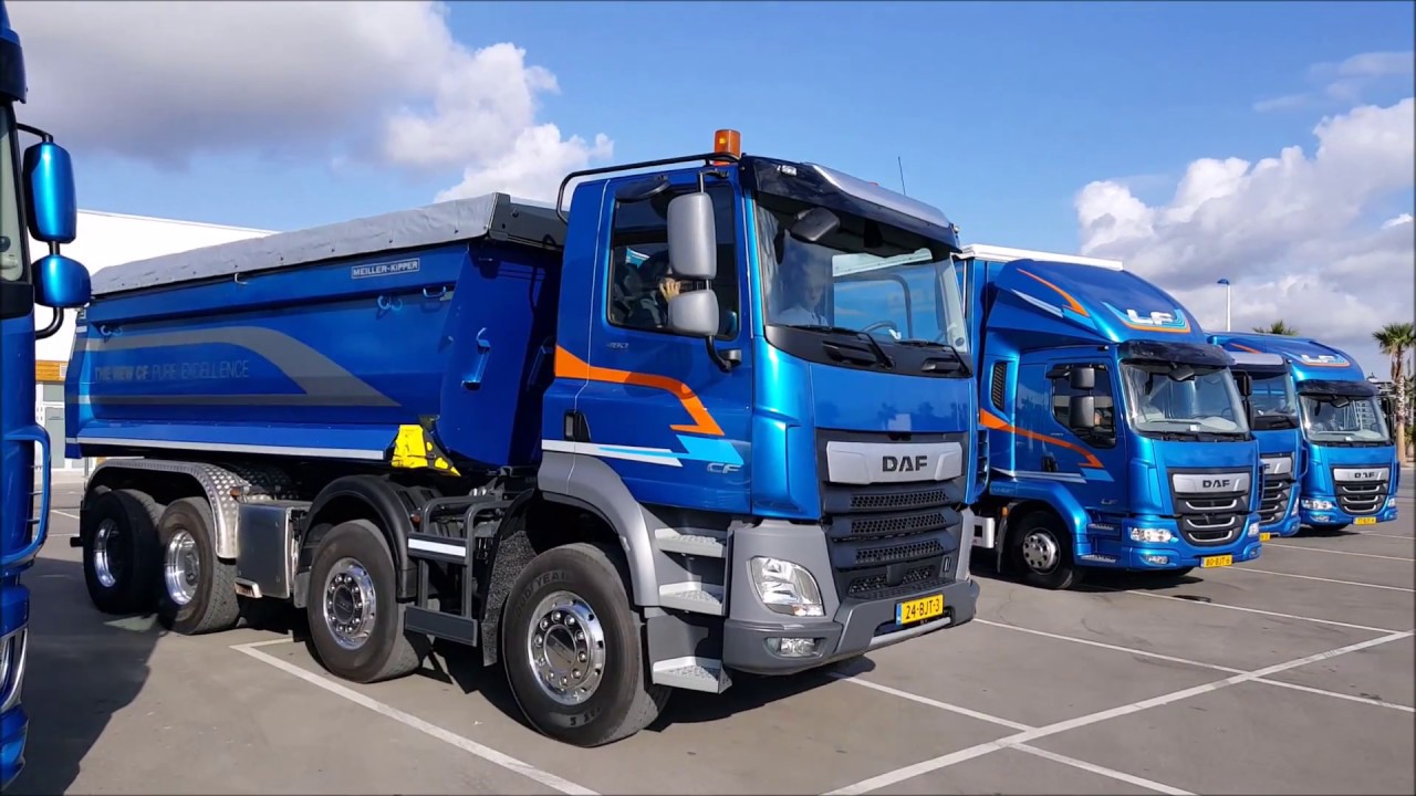 DAF introduced new CF and XF range - YouTube