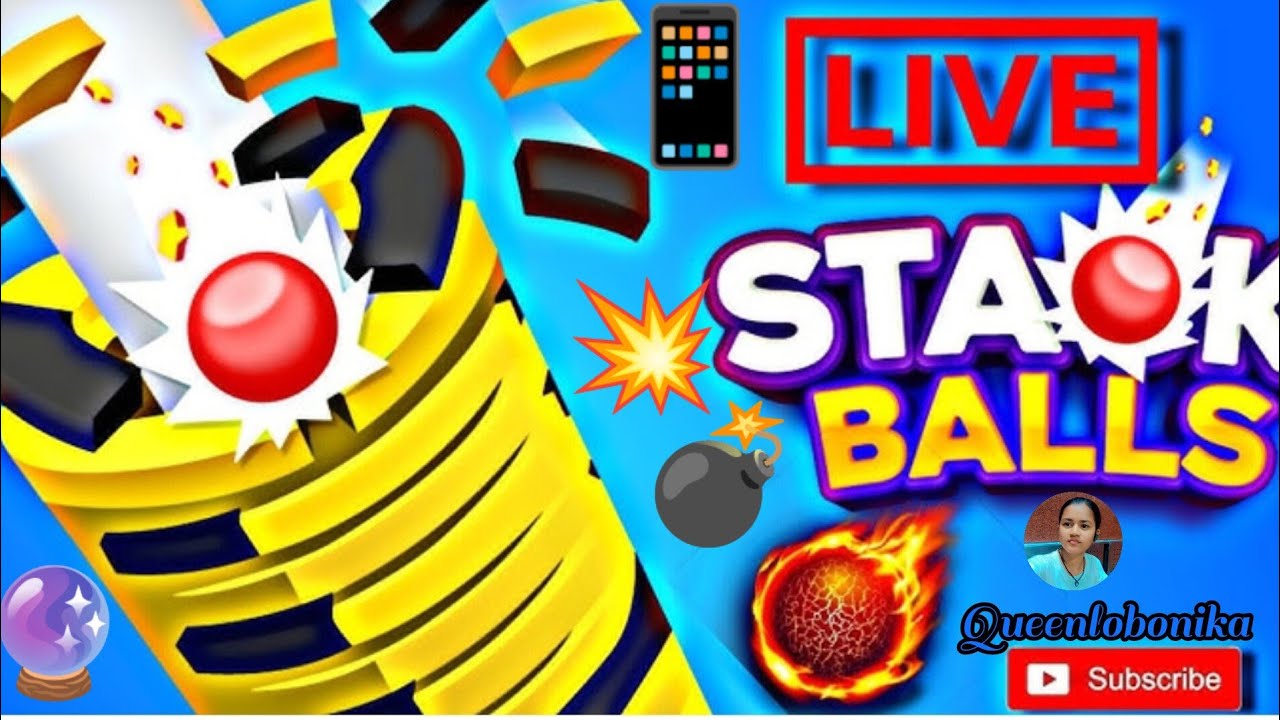 🛑stackballgame #stackballs#Queenlobonika#shortsfeed #stackball #gaming #live - YouTube