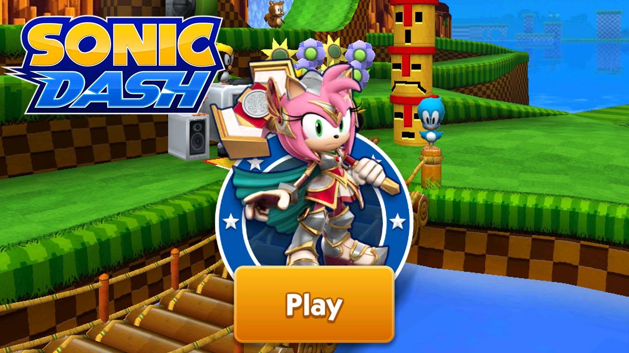 Sonic Dash New Character Princess Paladin Amy Youtube