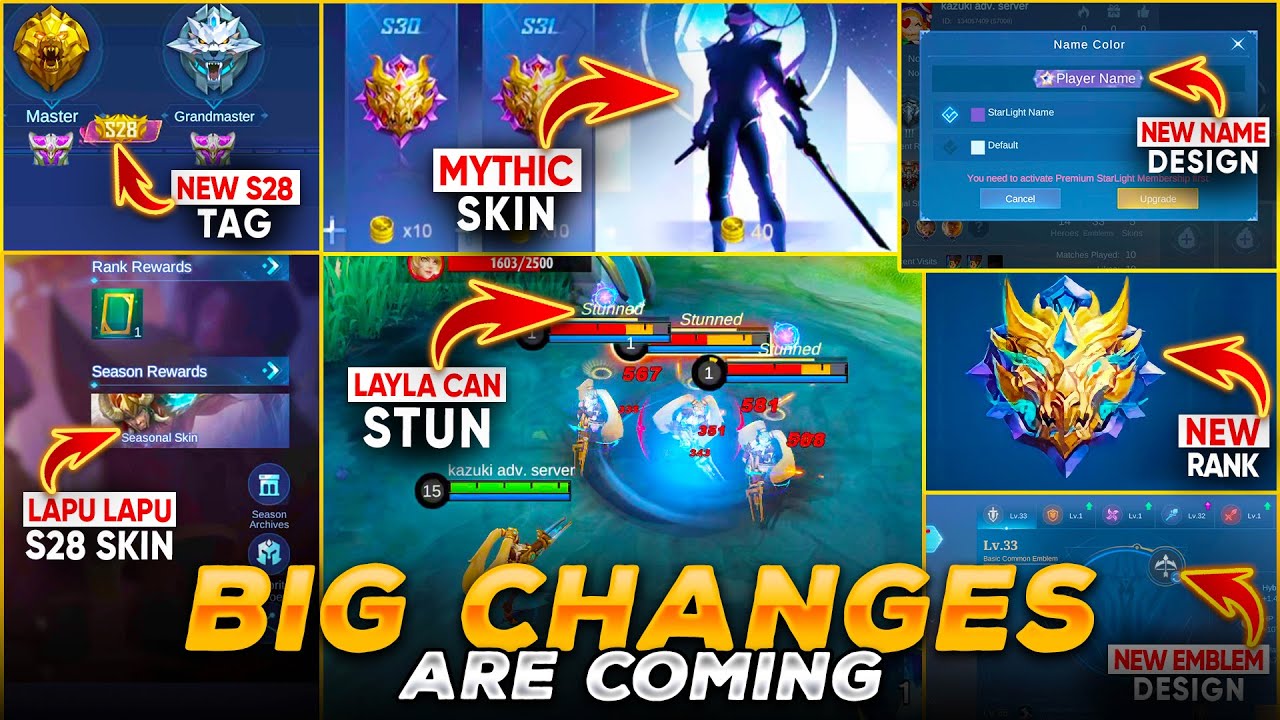 A BIG CHANGE IS COMING | NEW MYTHIC RANK | MYTHIC SKIN | S28 SKIN | NEW ...