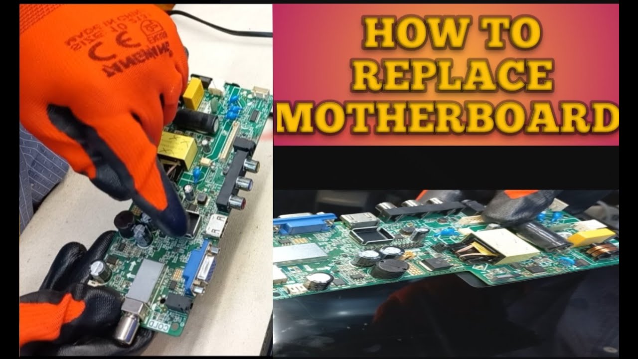 How to change motherboard of LED| How to repair electronics| how to ...