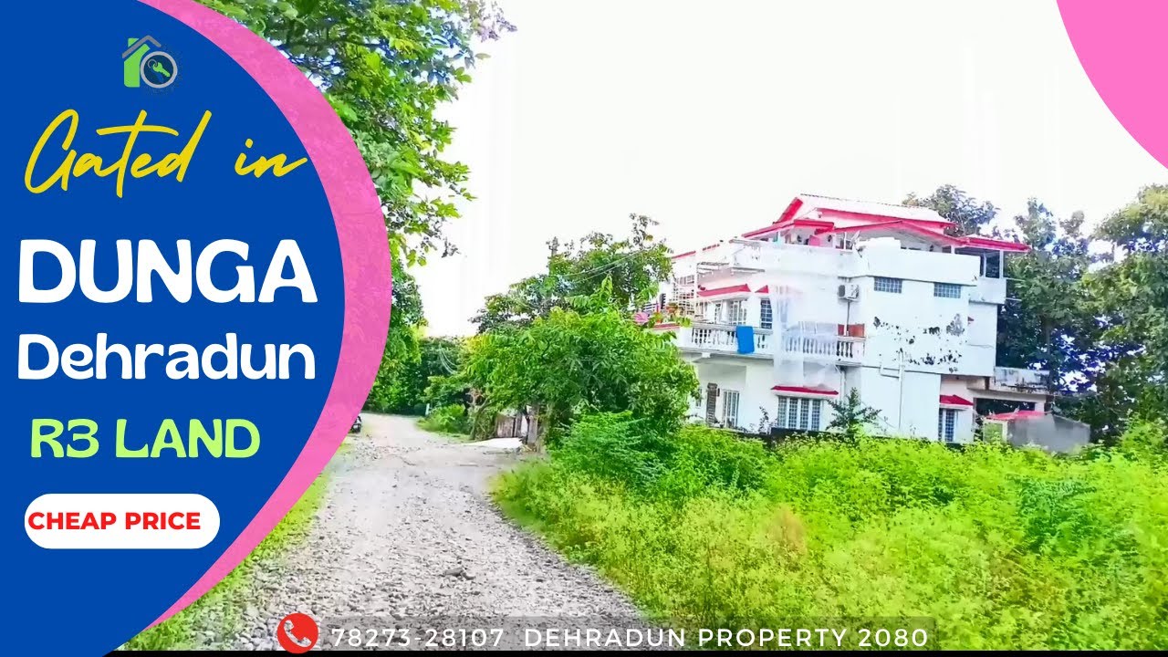 R3 Plot in Gated Society Dunga , dehradun ,Near to Mountain and River ...