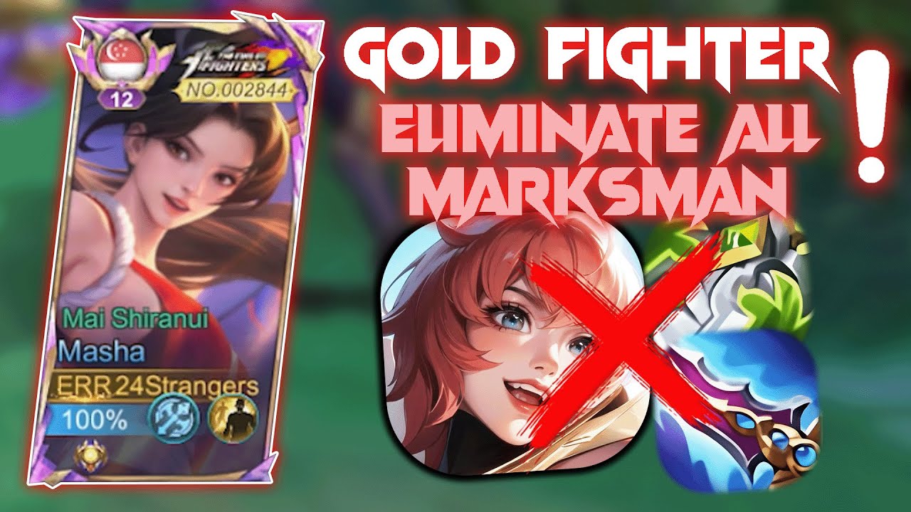 NEW GOLD FIGHTER IS FINALLY HERE! BROKEN BUILD EASILY DESTROY ANY ...