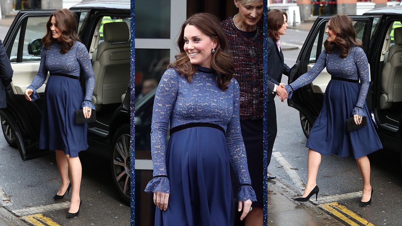 Princess Catherine Stuns in Blue Glamorous Floral Dress by Erdem - YouTube