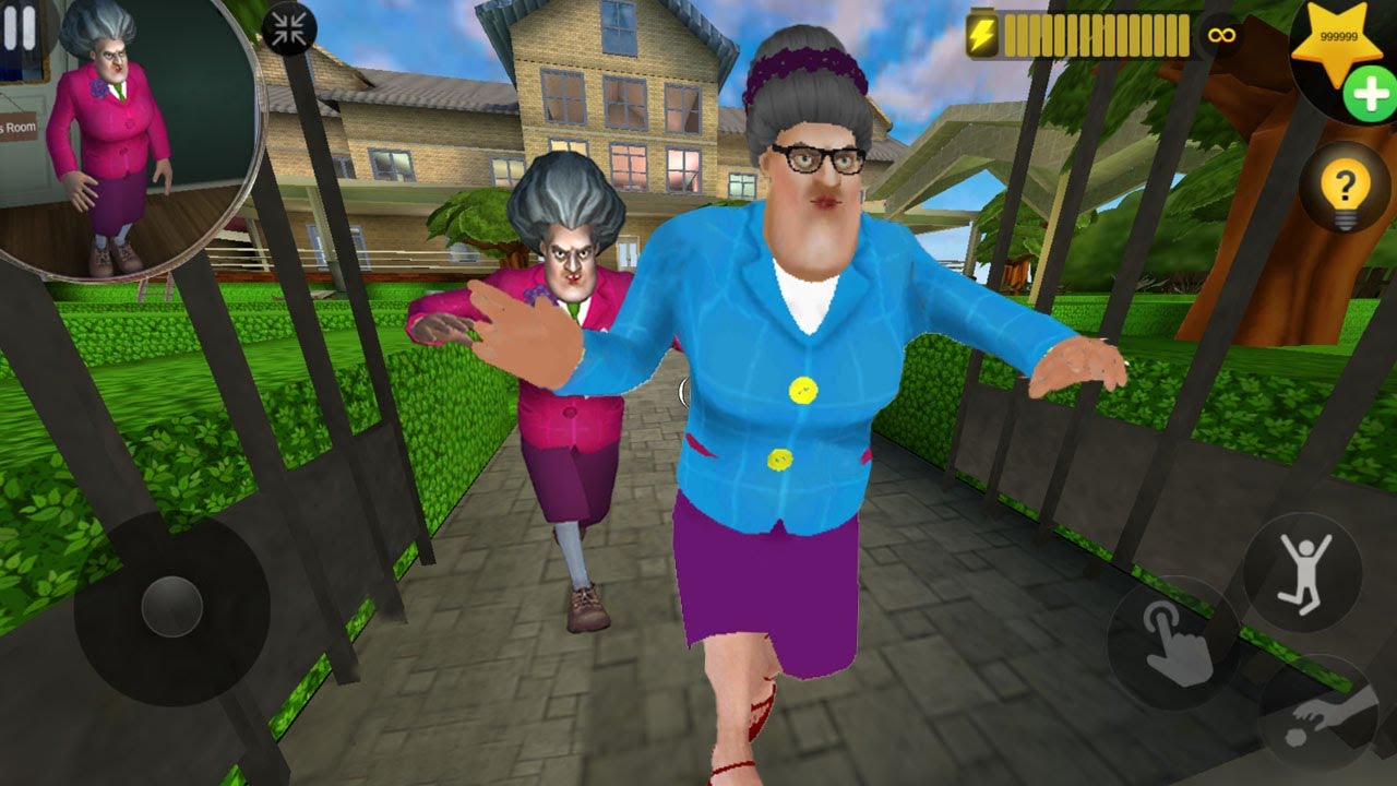 Scary Teacher 3D | Playing as Evil Teacher in Miss T House New Levels ...