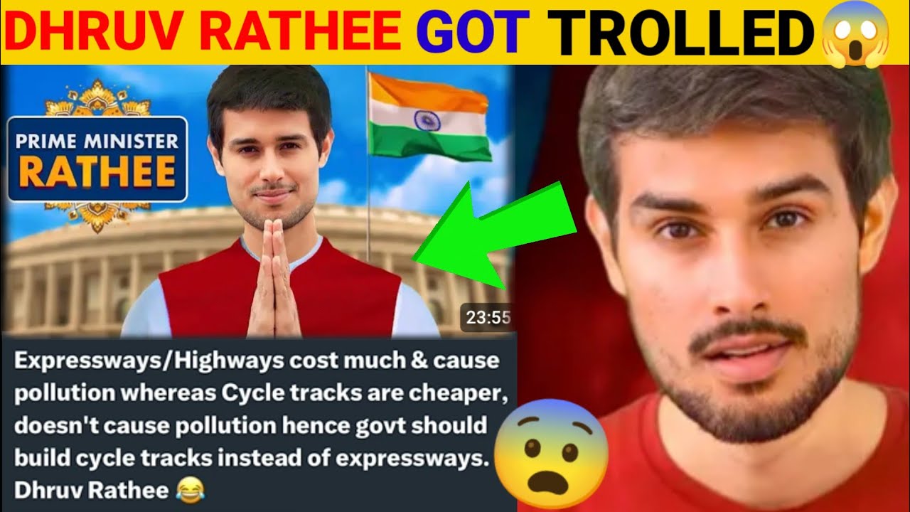😱 DHRUV RATHEE GOT TROLLED For This Video |Dhruv Rathee New Video|Dhruv ...