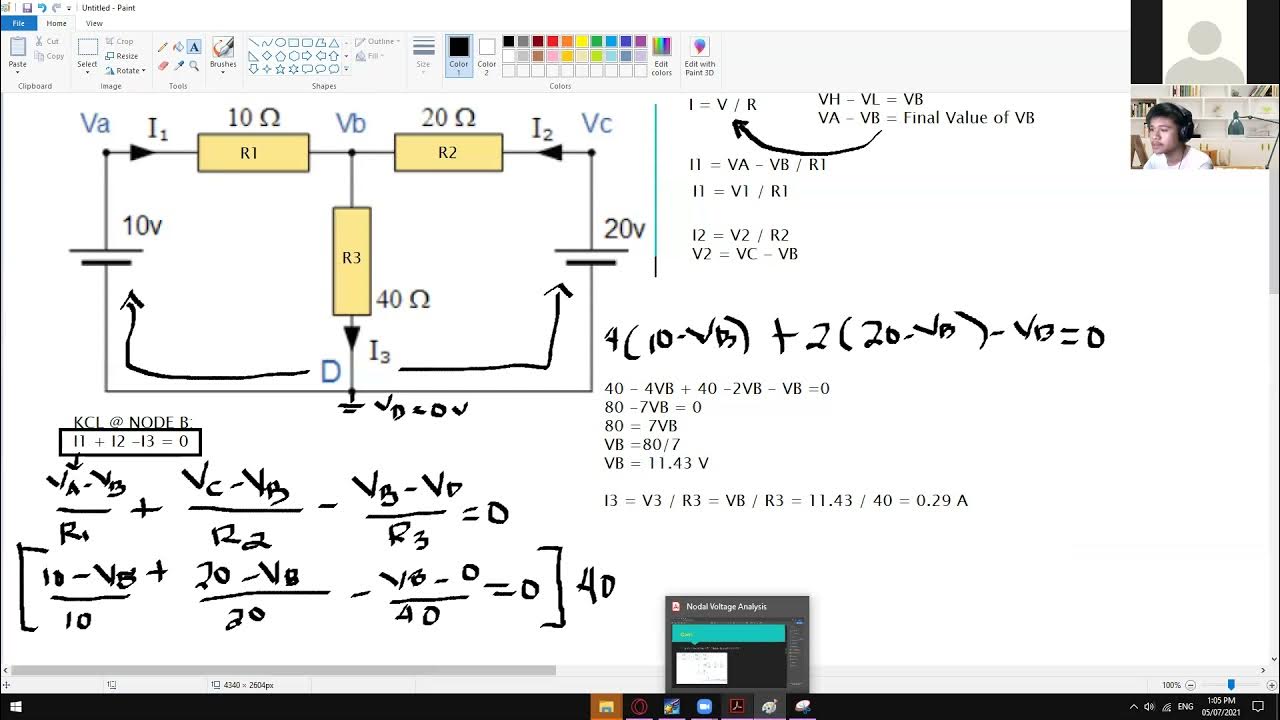 Electckts Superposition Theorem And Nodal Voltage Analysis Part 3