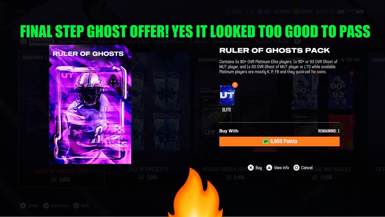 FINAL GHOST STEP OFFER! IT WAS TOO GOOD TO PASS ON THIS OFFER, PRESENTS ...