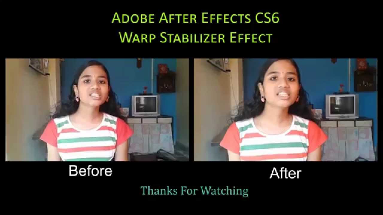 Remove Camera shake in After Effects CS6 - YouTube